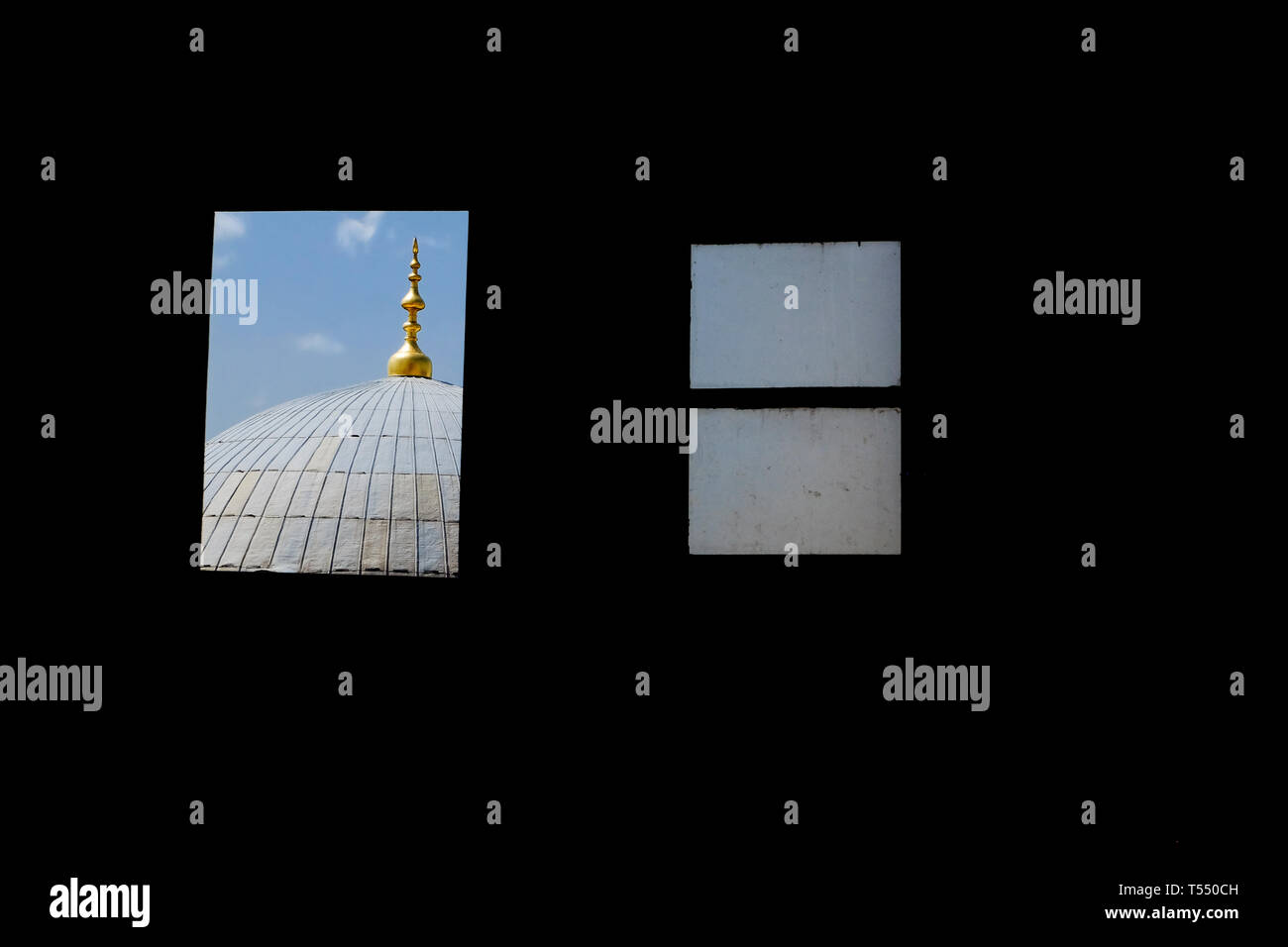 Beautiful mosque top view hi-res stock photography and images - Alamy