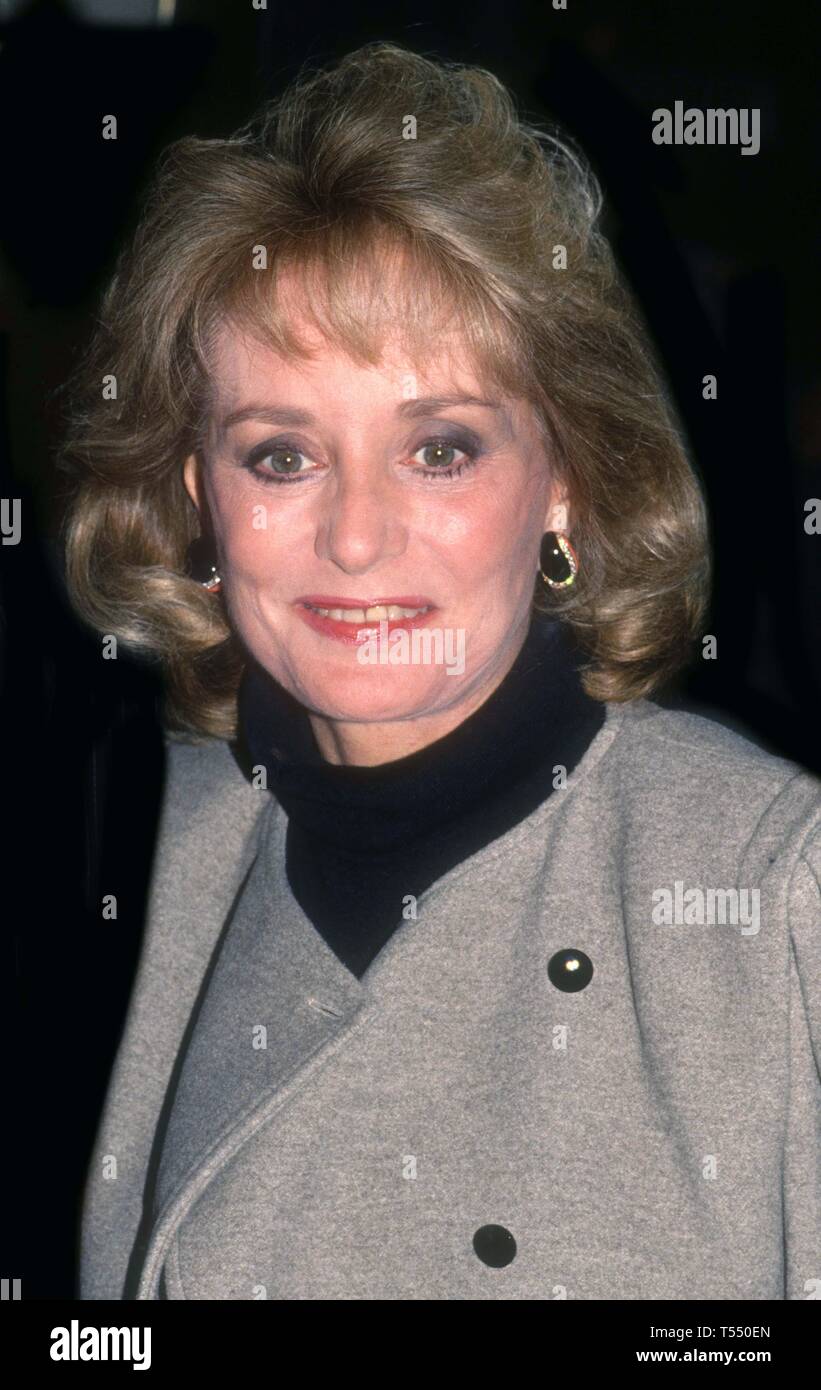 Barbara Walters 1991 Photo By John Barrett/PHOTOlink Stock Photo - Alamy