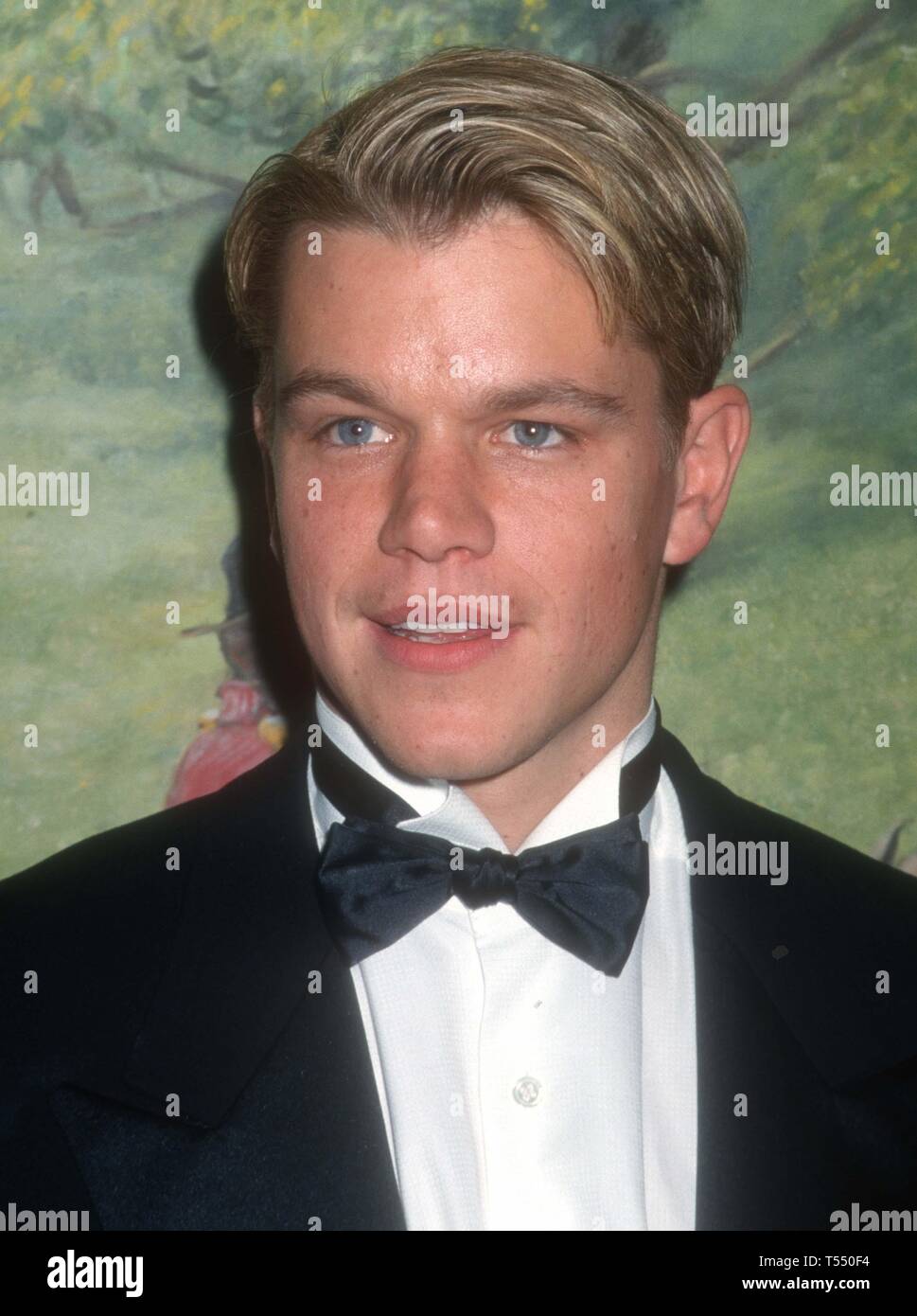 Matt Damon 1998 Photo By John Barrett/PHOTOlink Stock Photo - Alamy