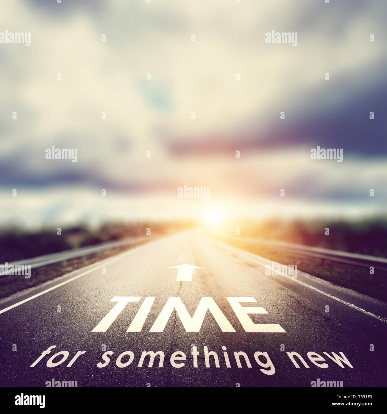 Time for something new hi-res stock photography and images - Alamy