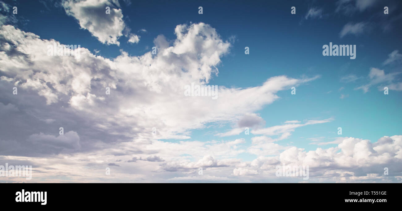 Sky and clouds. Bright air Stock Photo - Alamy