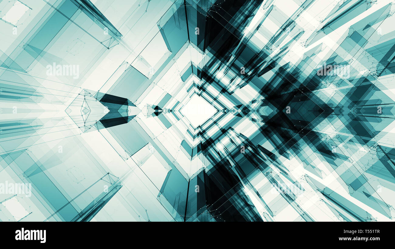 Abstract background futuristic concept space technology. 3d rendering ...