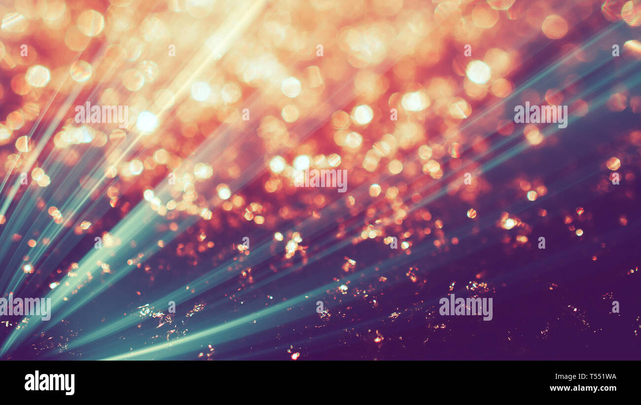 Abstract colors holiday background. Snow flakes, dust particles Stock ...