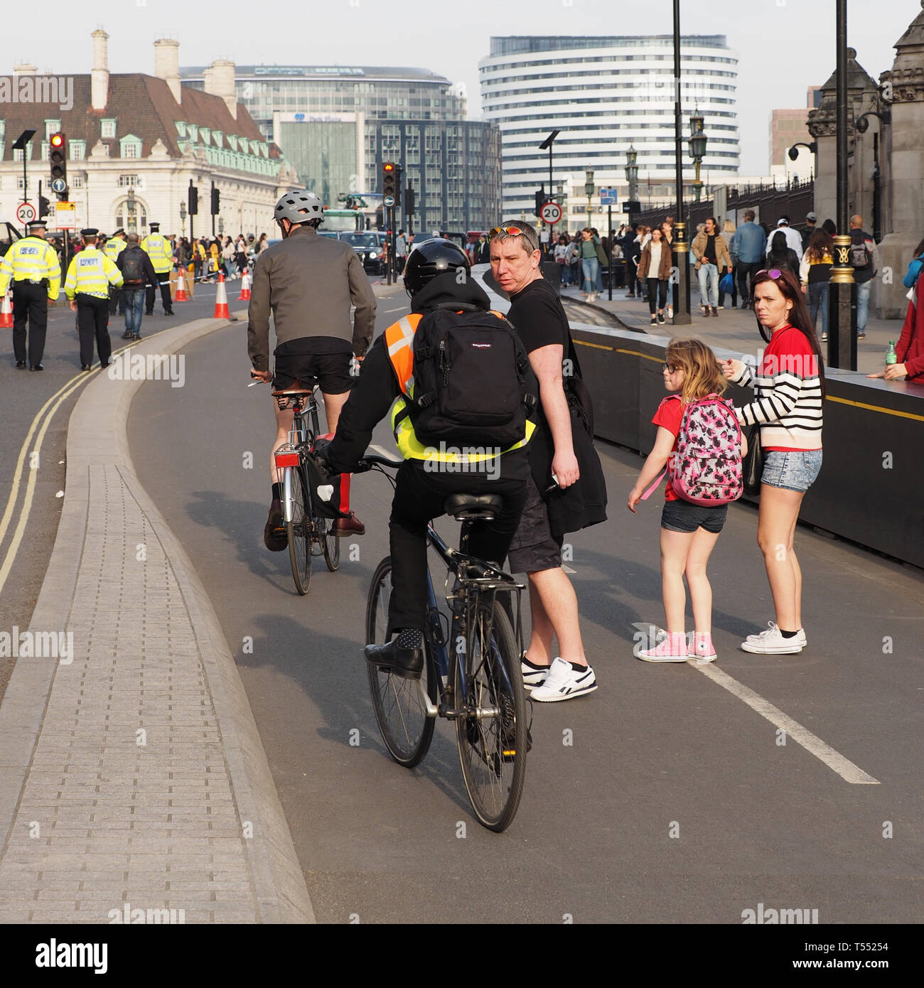 Hazardous bike lane hi-res stock photography and images - Alamy