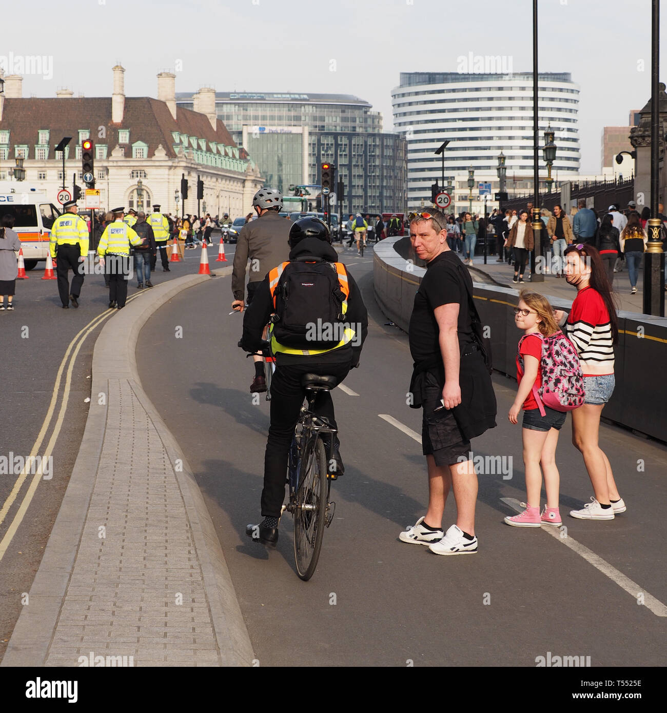 Hazardous bike lane hi-res stock photography and images - Alamy
