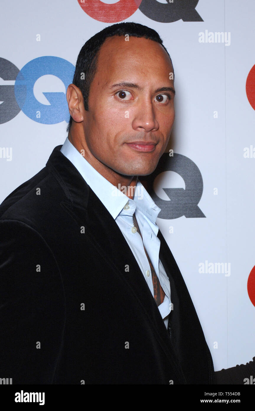 LOS ANGELES, CA. December 01, 2005: Actor DWAYNE "THE ROCK" JOHNSON at ...