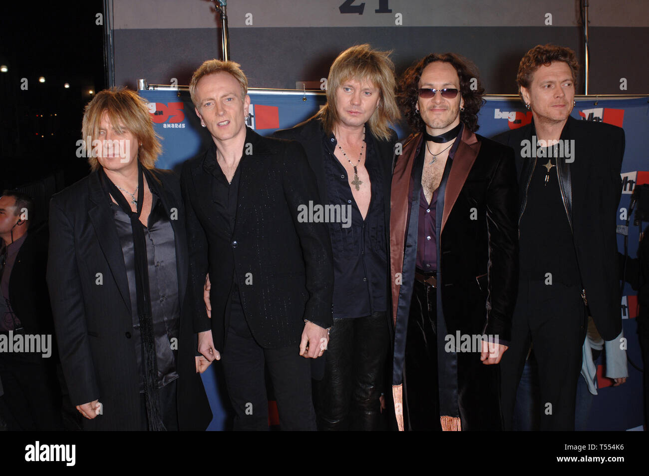 LOS ANGELES, CA. December 03, 2005: Rock group DEF LEPPARD at the VH1 ...