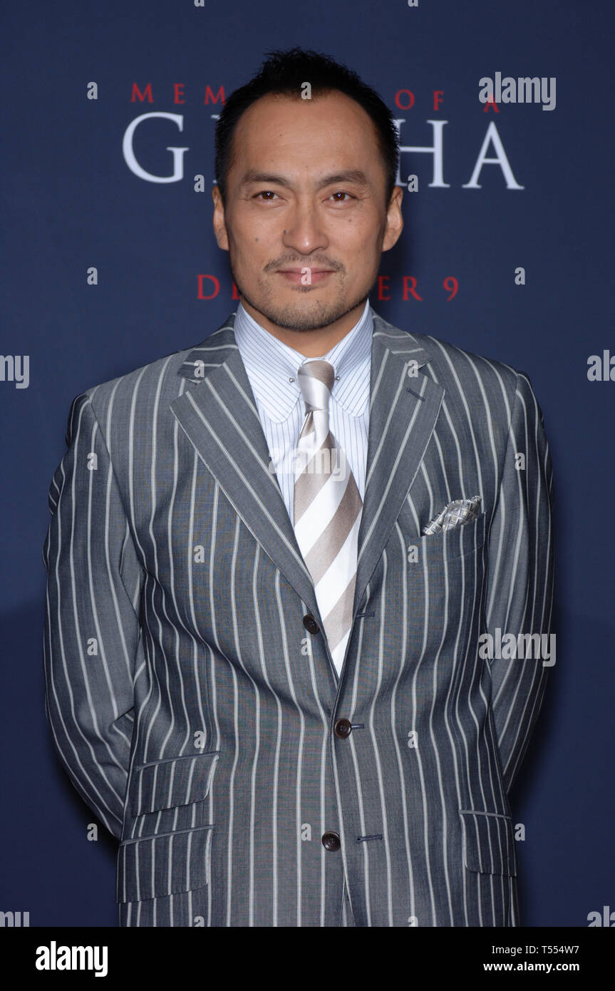 LOS ANGELES, CA. December 04, 2005: Actor KEN WATANABE at the Los ...