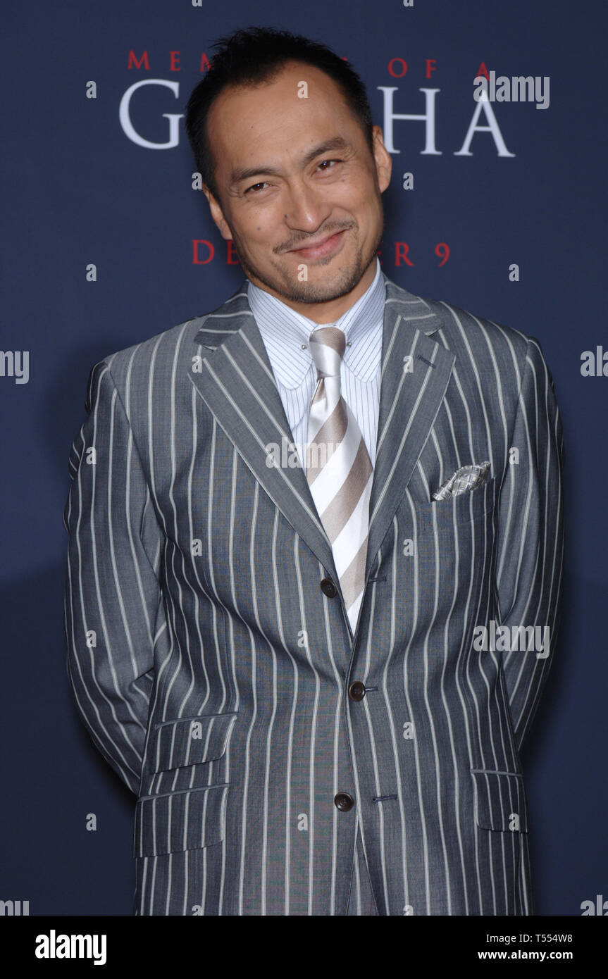 LOS ANGELES, CA. December 04, 2005: Actor KEN WATANABE at the Los ...