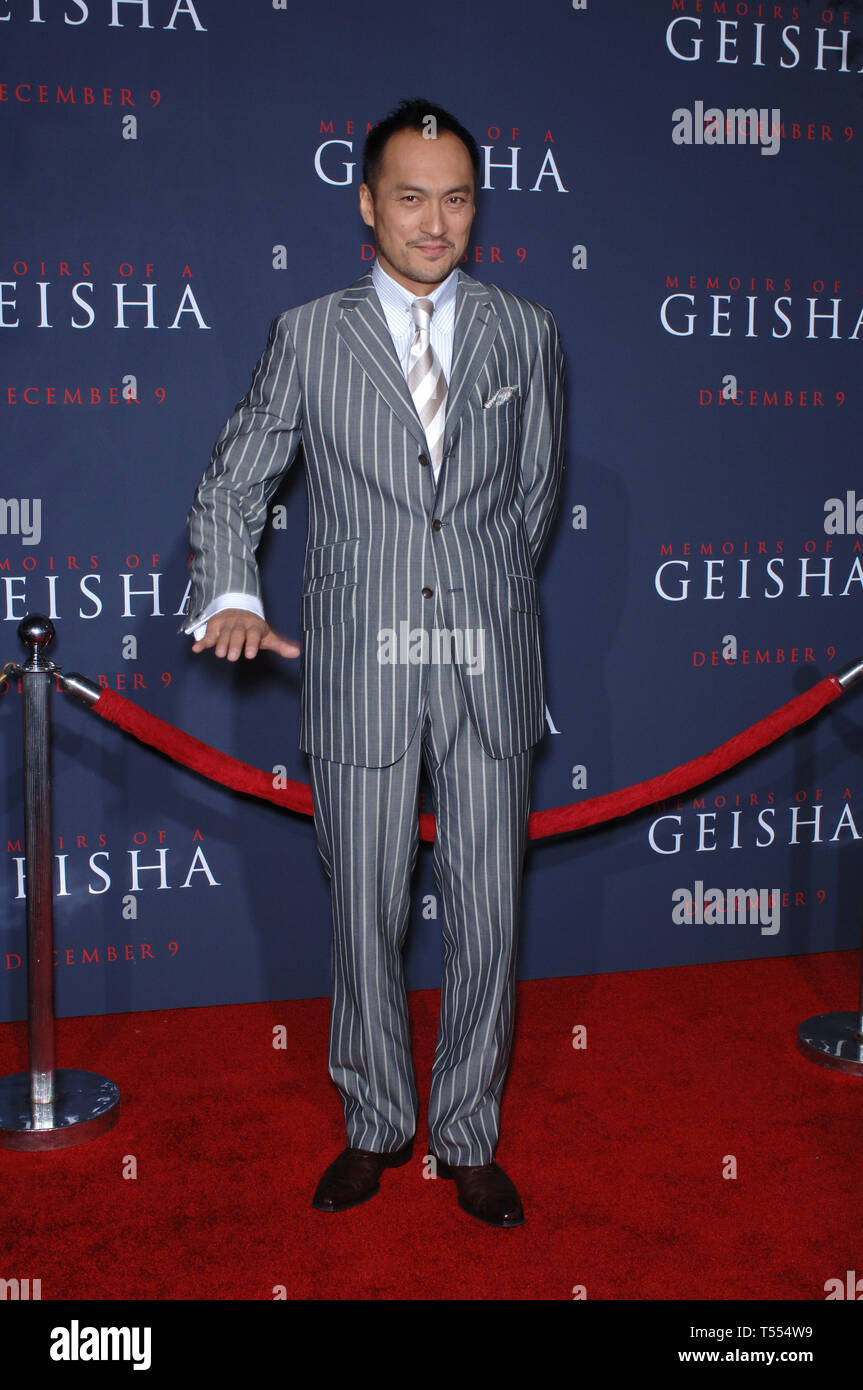 LOS ANGELES, CA. December 04, 2005: Actor KEN WATANABE at the Los ...