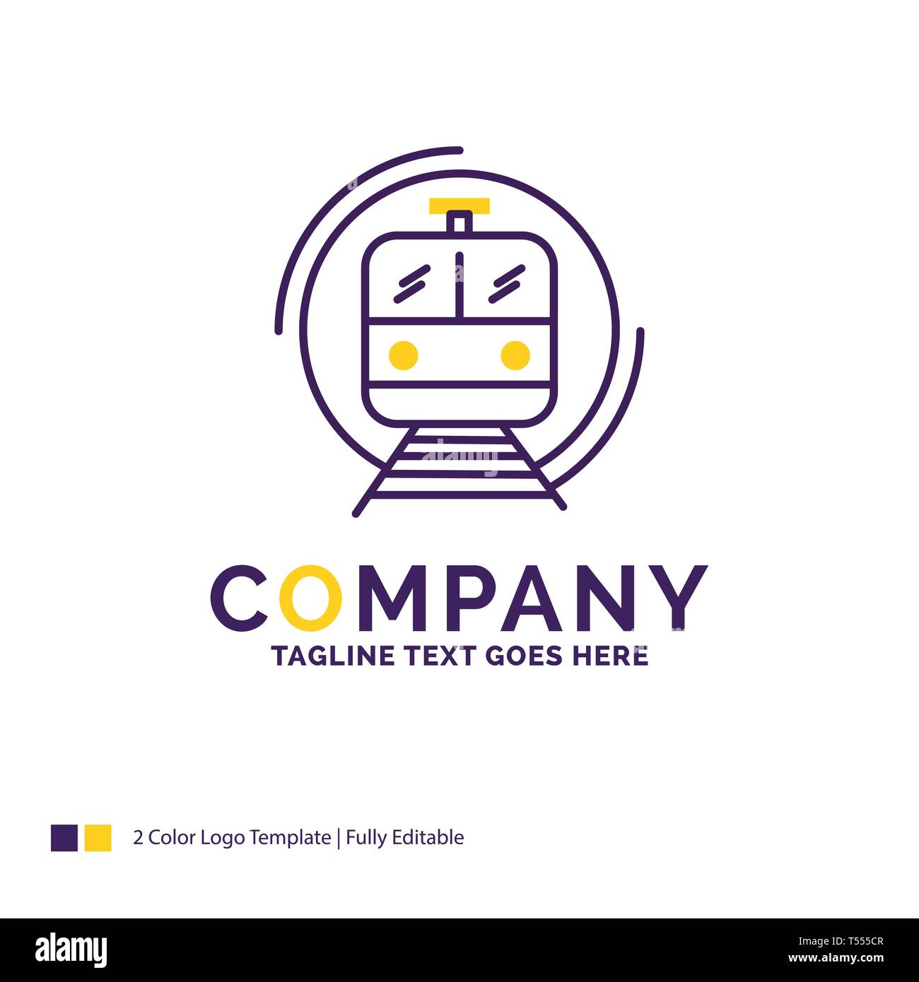 Railway company logo Stock Vector Images - Alamy