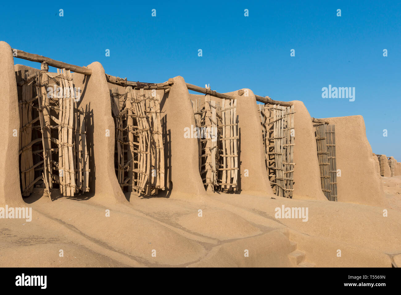 Ancient Windmills, Nashtifan, Razavi Khorasan Province, Iran Stock ...