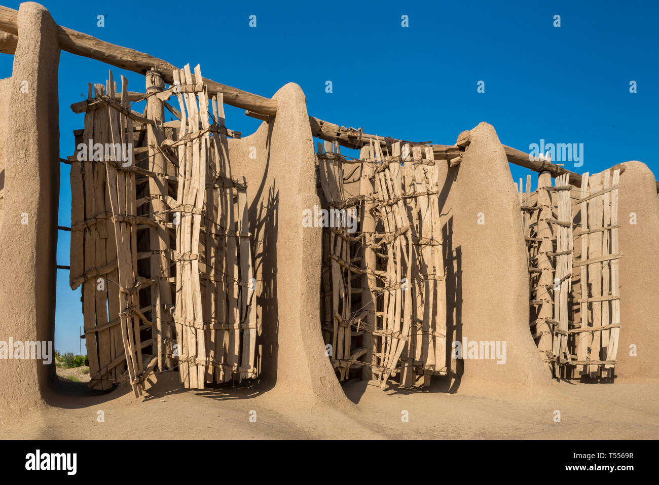 Ancient Windmills, Nashtifan, Razavi Khorasan Province, Iran Stock ...