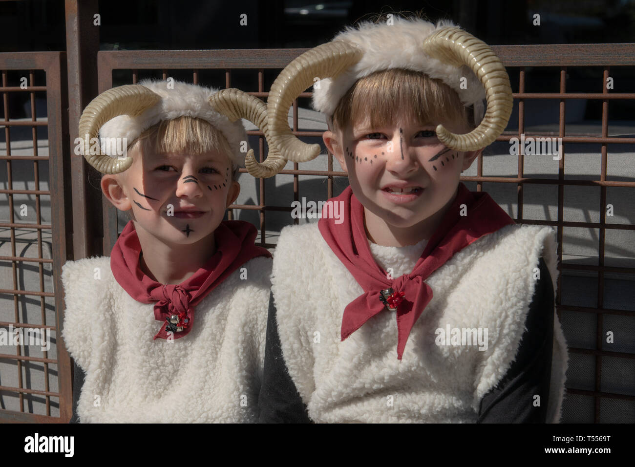 Young Black sheep dancers at the Trailing of the Sheep Festival in ...