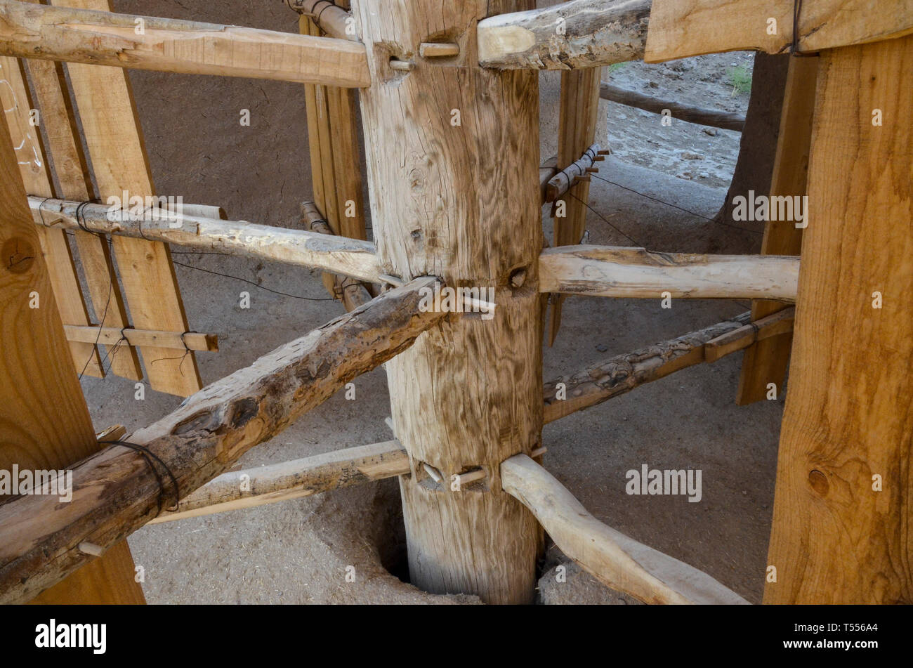 Ancient Windmills, Nashtifan, Razavi Khorasan Province, Iran Stock ...