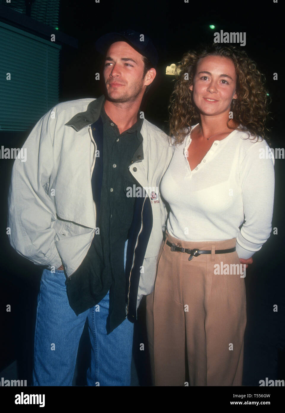 Beverly Hills, California, USA 4th April 1994 Actor Luke Perry and ...