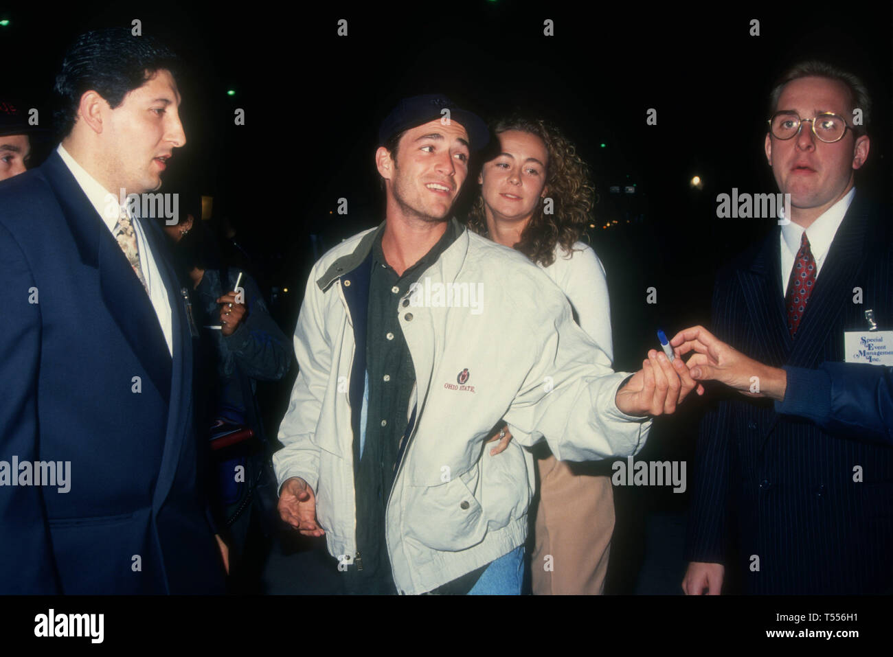 Beverly Hills, California, USA 4th April 1994 Actor Luke Perry and ...
