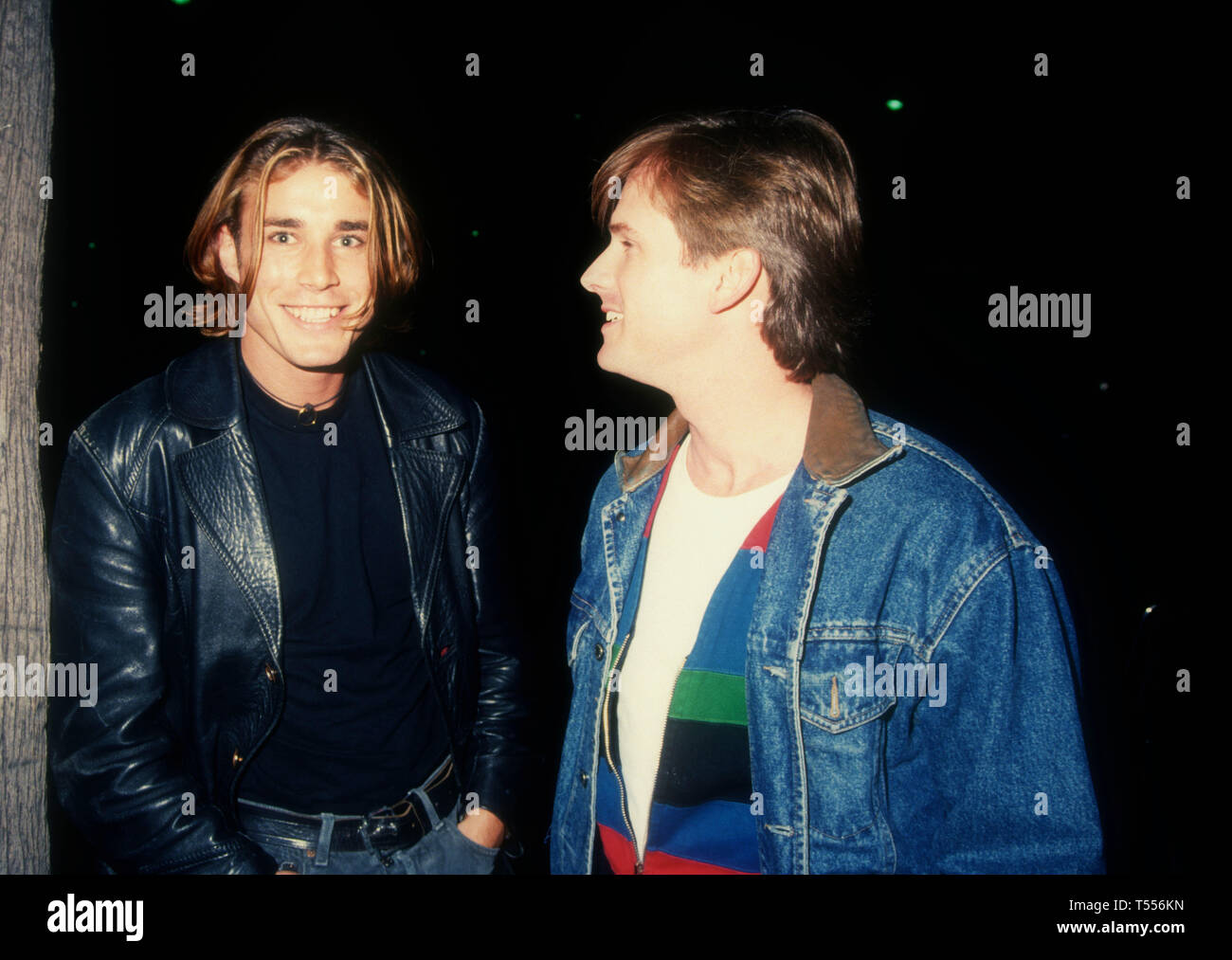 Beverly Hills, California, USA 4th April 1994 Actor Jaason Simmons (L ...