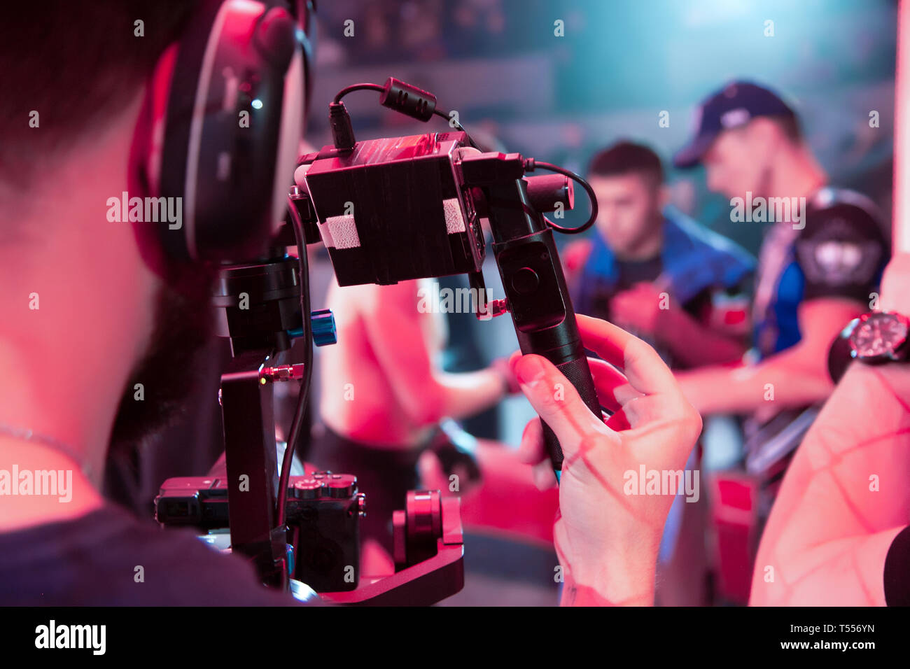 Visual mixing operator hi-res stock photography and images - Alamy