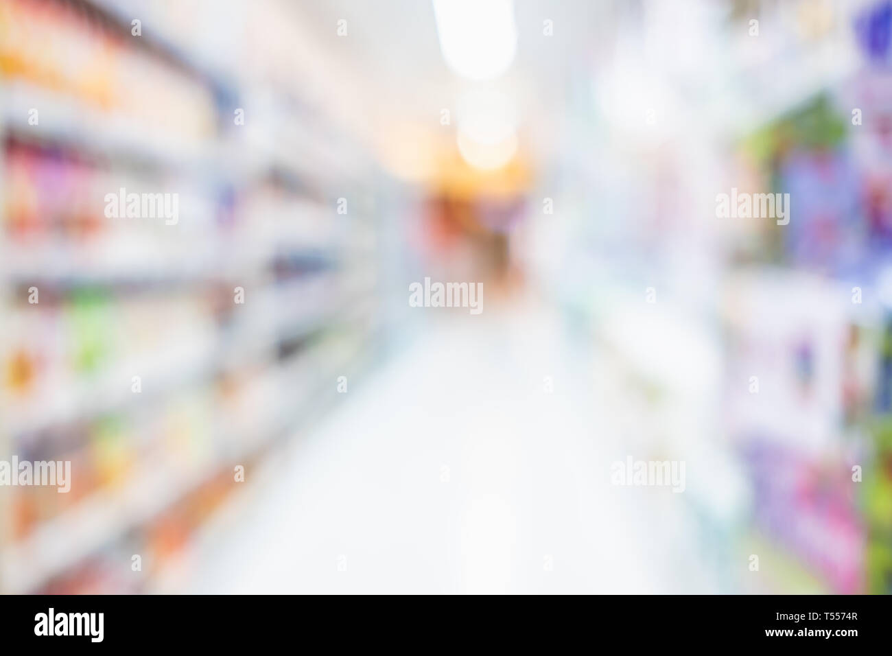 Blur grocery store supermarket background with fresh product on shelf ...