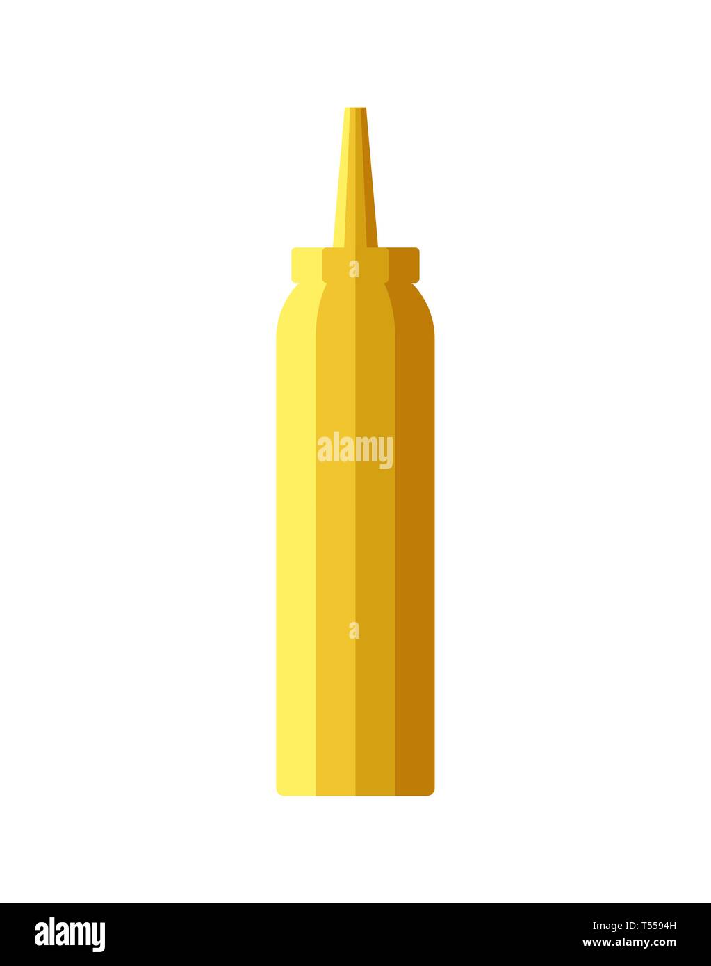 Mustard bottle isolated. Food Vector catroon illustration Stock Vector ...