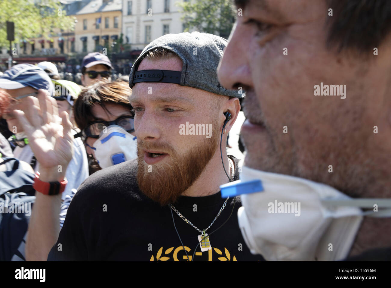 Paris, France. 20th Apr, 2019. Maxime Nicolle (Fly Rider) attends the ...