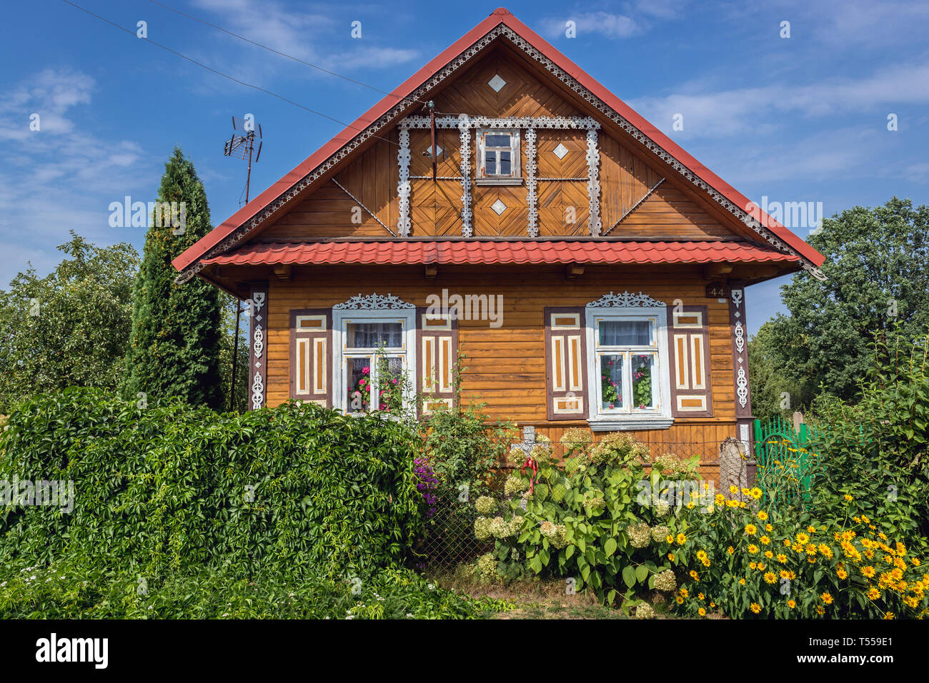 Traditional house in Soce village on so called The Land of Open ...