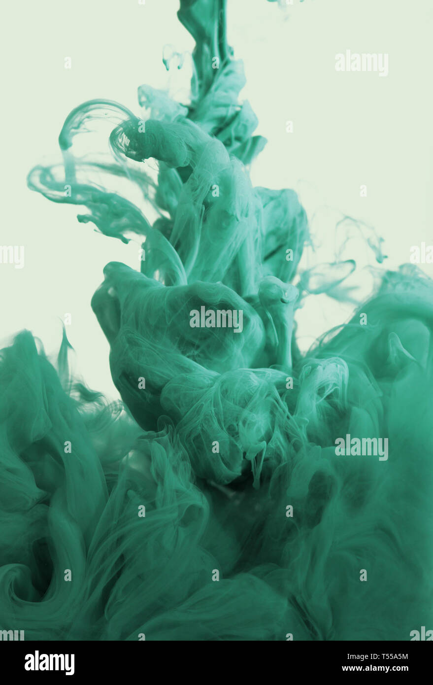 colorful ink drops in water Stock Photo - Alamy