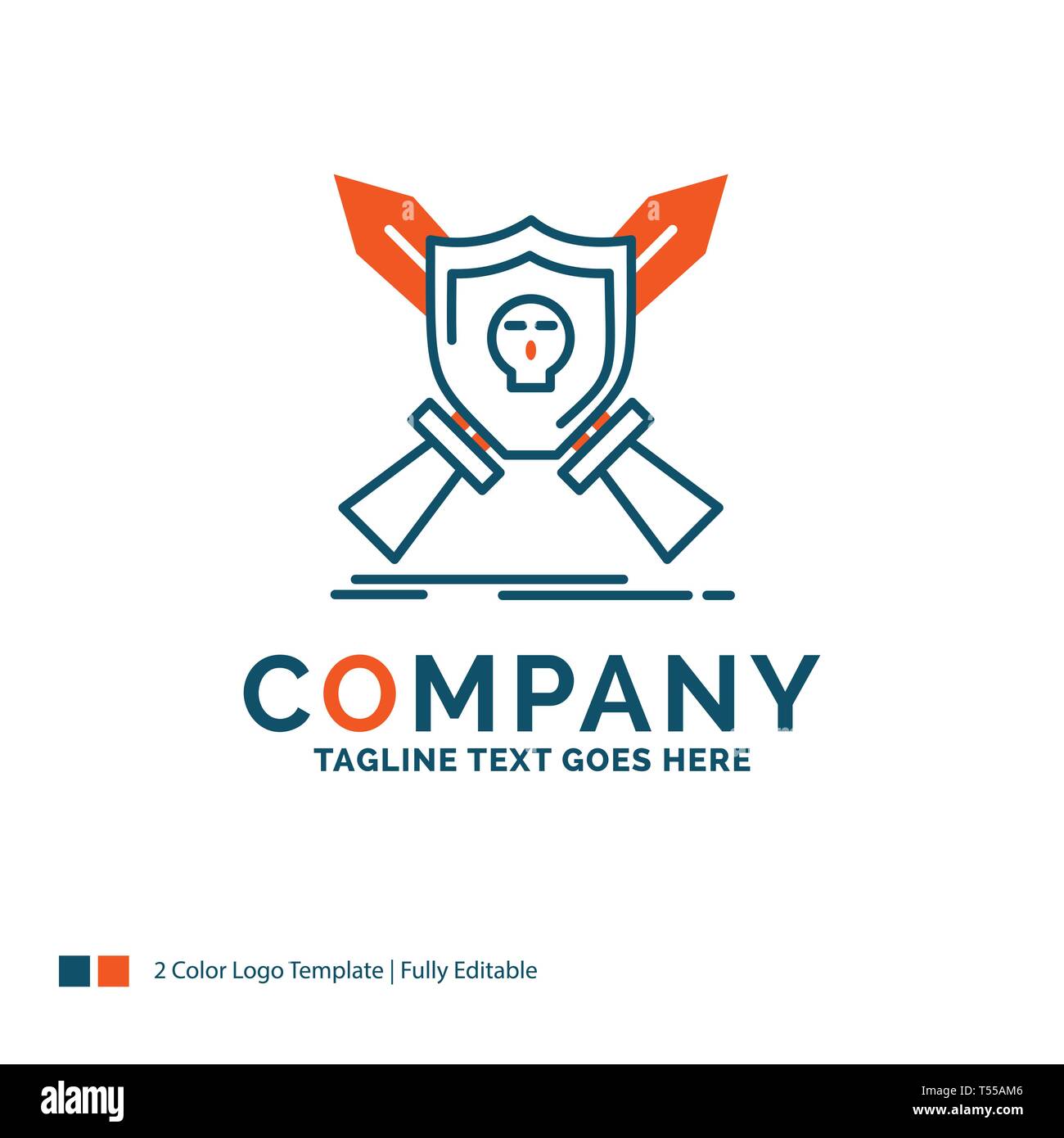 Swords logo hi-res stock photography and images - Alamy