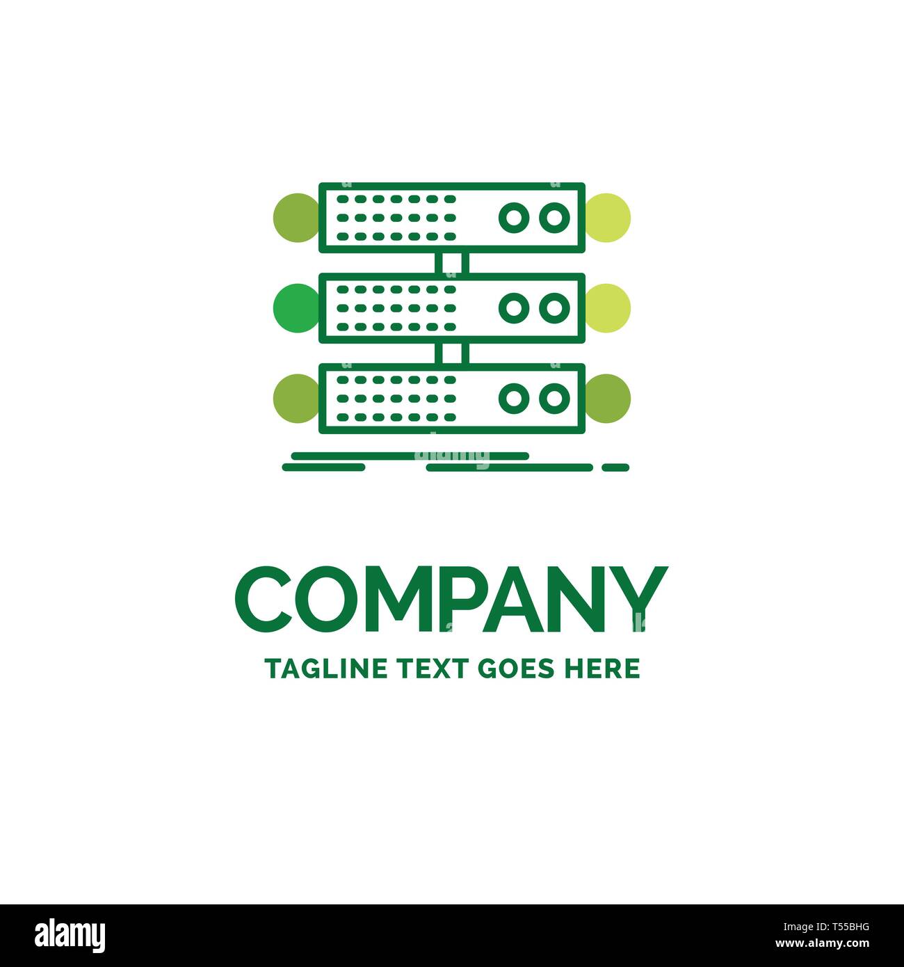 Database icon green 3d database Stock Vector Images - Alamy