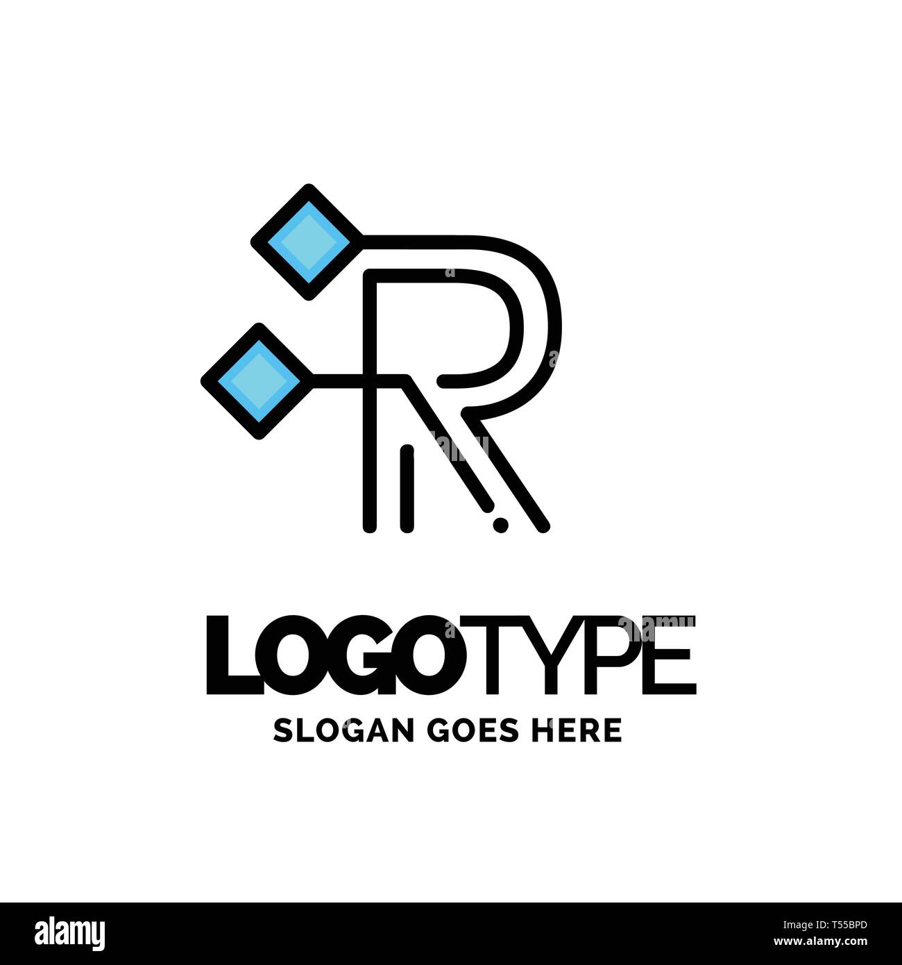 Letter R Logo Business Corporate Logo Design Vector Blue And White letter-r-logo-business-corporate-logo-design-vector-blue-and-white