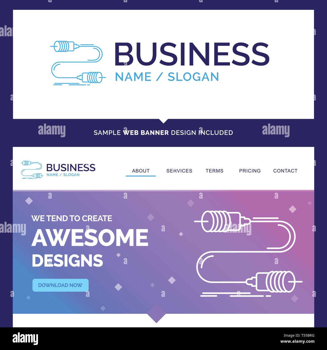 Beautiful Business Concept Brand Name Buzz, communication, interaction ...