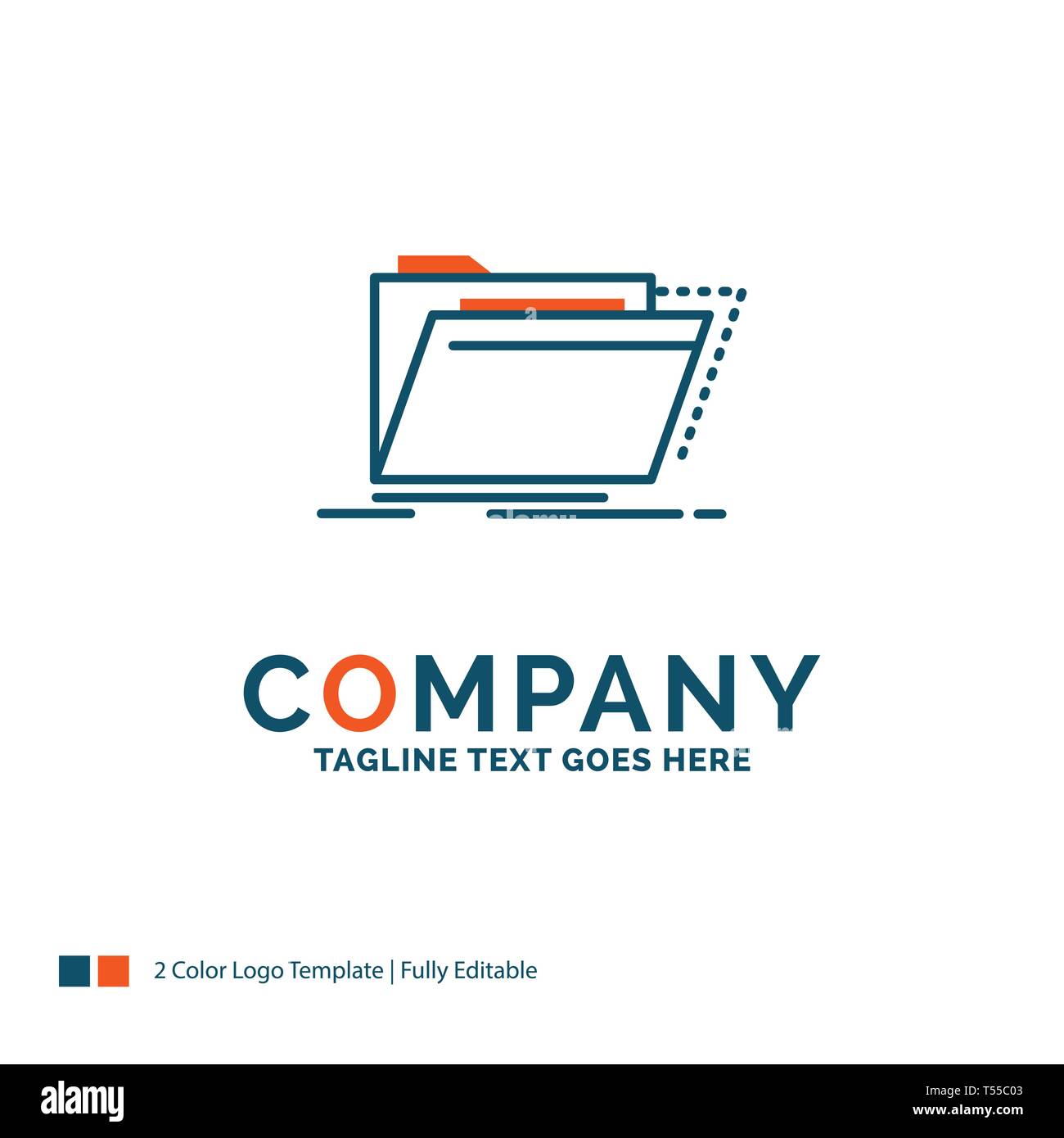 Folder logo hi-res stock photography and images - Alamy