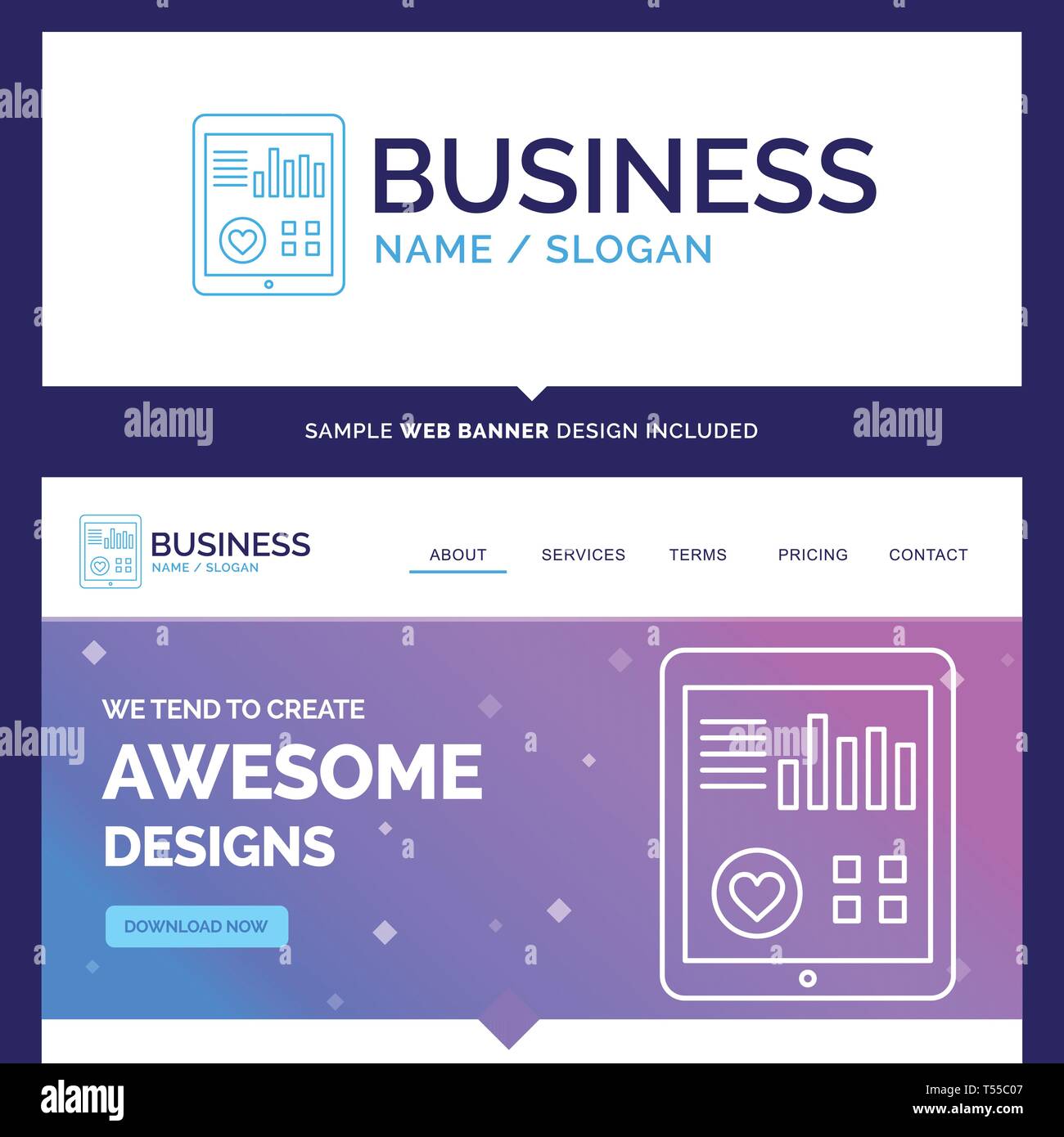 Beautiful Business Concept Brand Name monitoring, health, heart, pulse ...