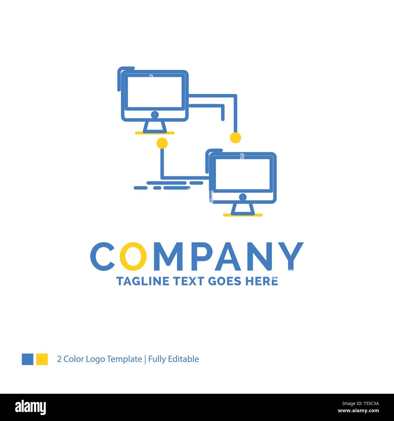 Lan technology logo Stock Vector Images - Alamy