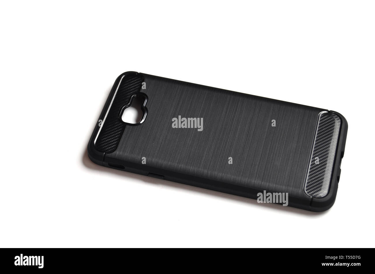 Silicone protective cover overlay for smartphone isolated on white ...