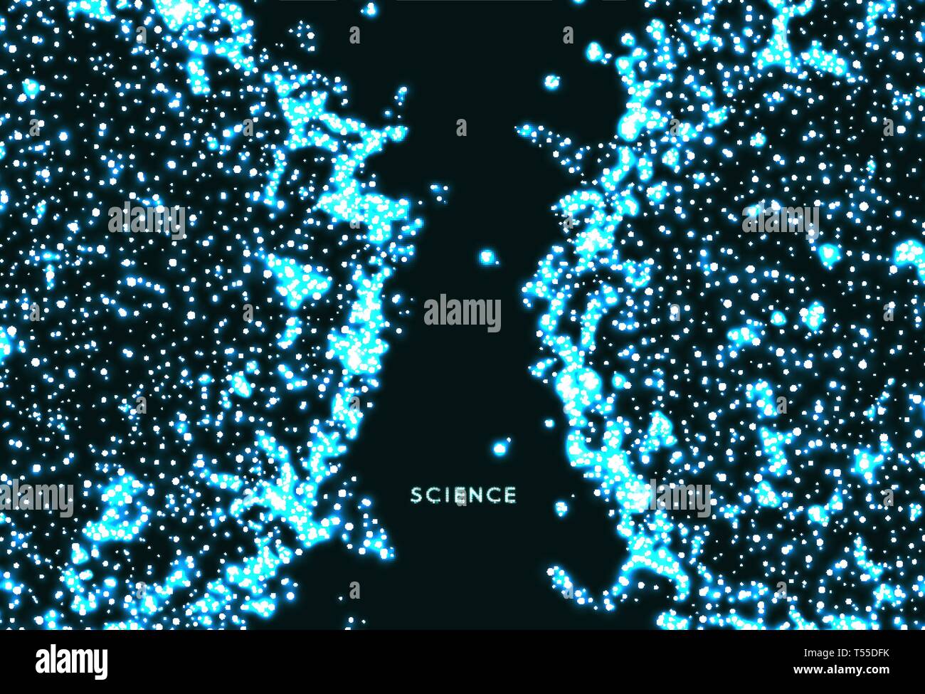 Abstract Background. Glowing points. Vector Illustration Stock Vector ...