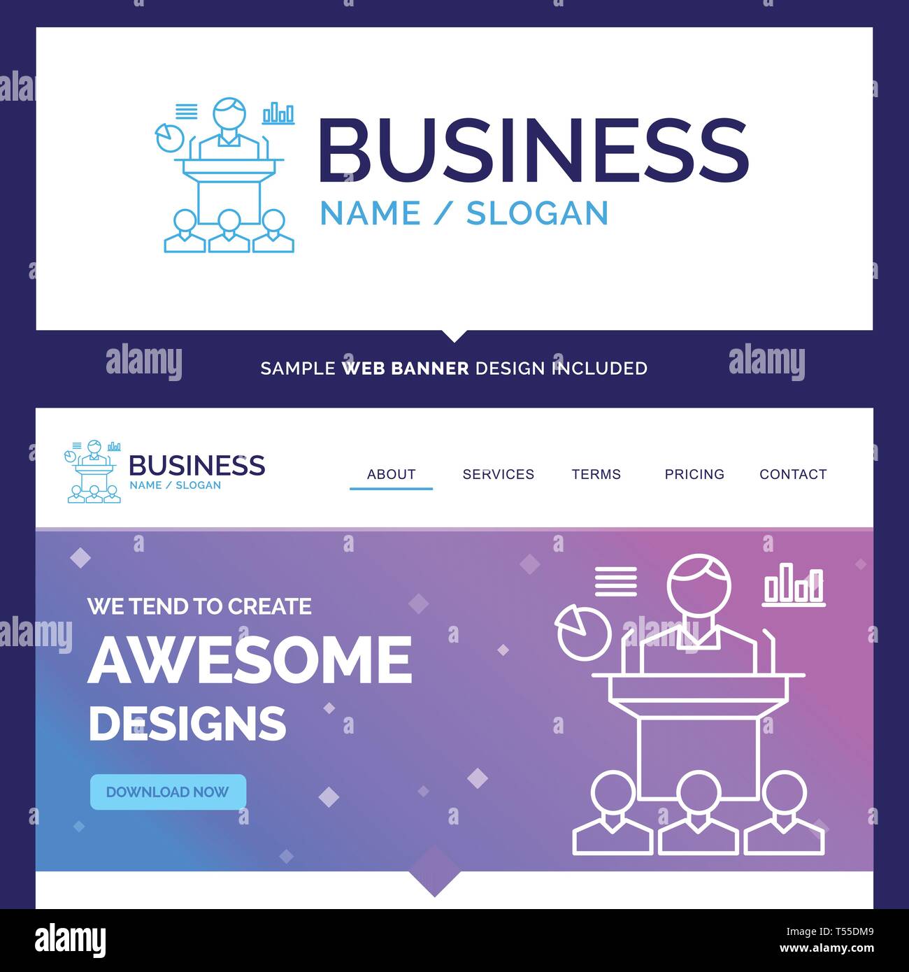Beautiful Business Concept Brand Name Business, conference, convention ...