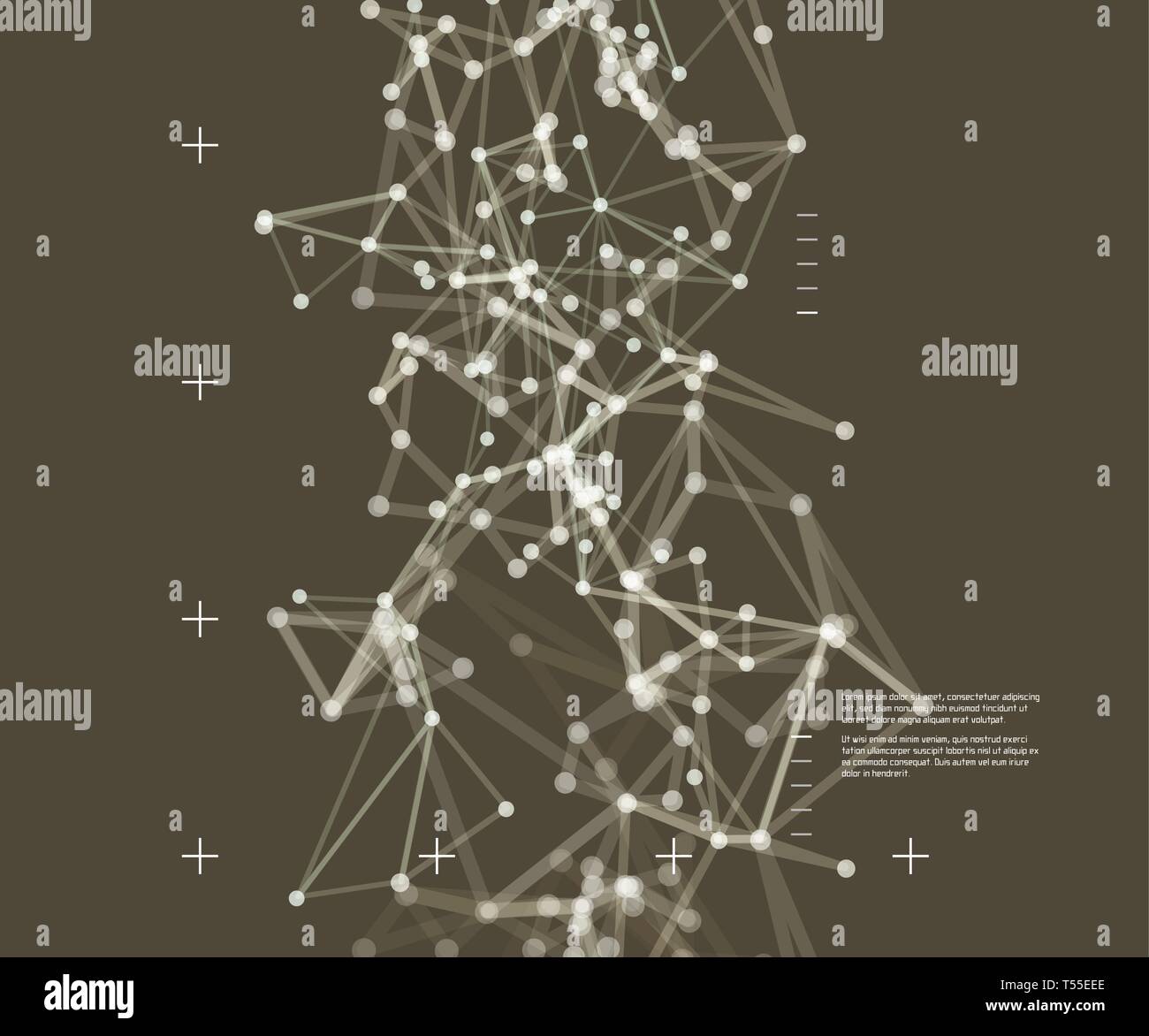 Lattice structure. Science or technology background. Graphic design. 3d ...