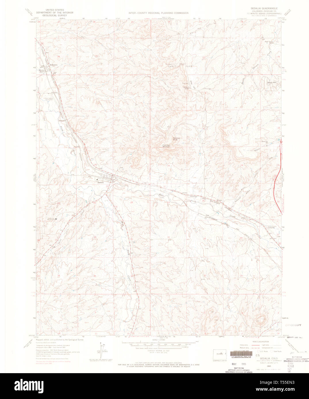 Map of sedalia hi-res stock photography and images - Alamy