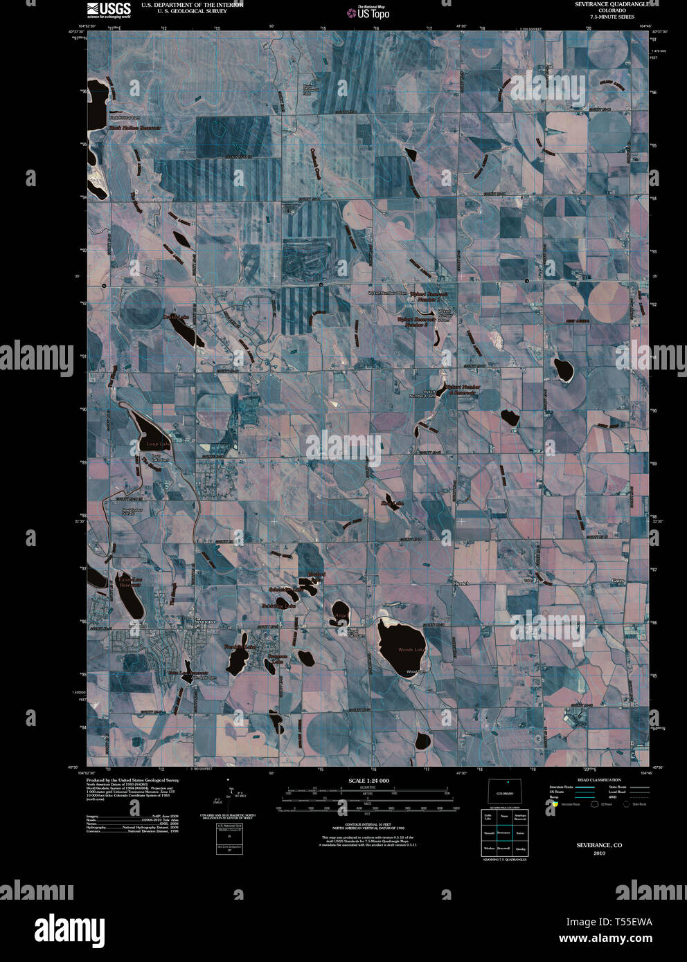 Map of severance hi-res stock photography and images - Alamy