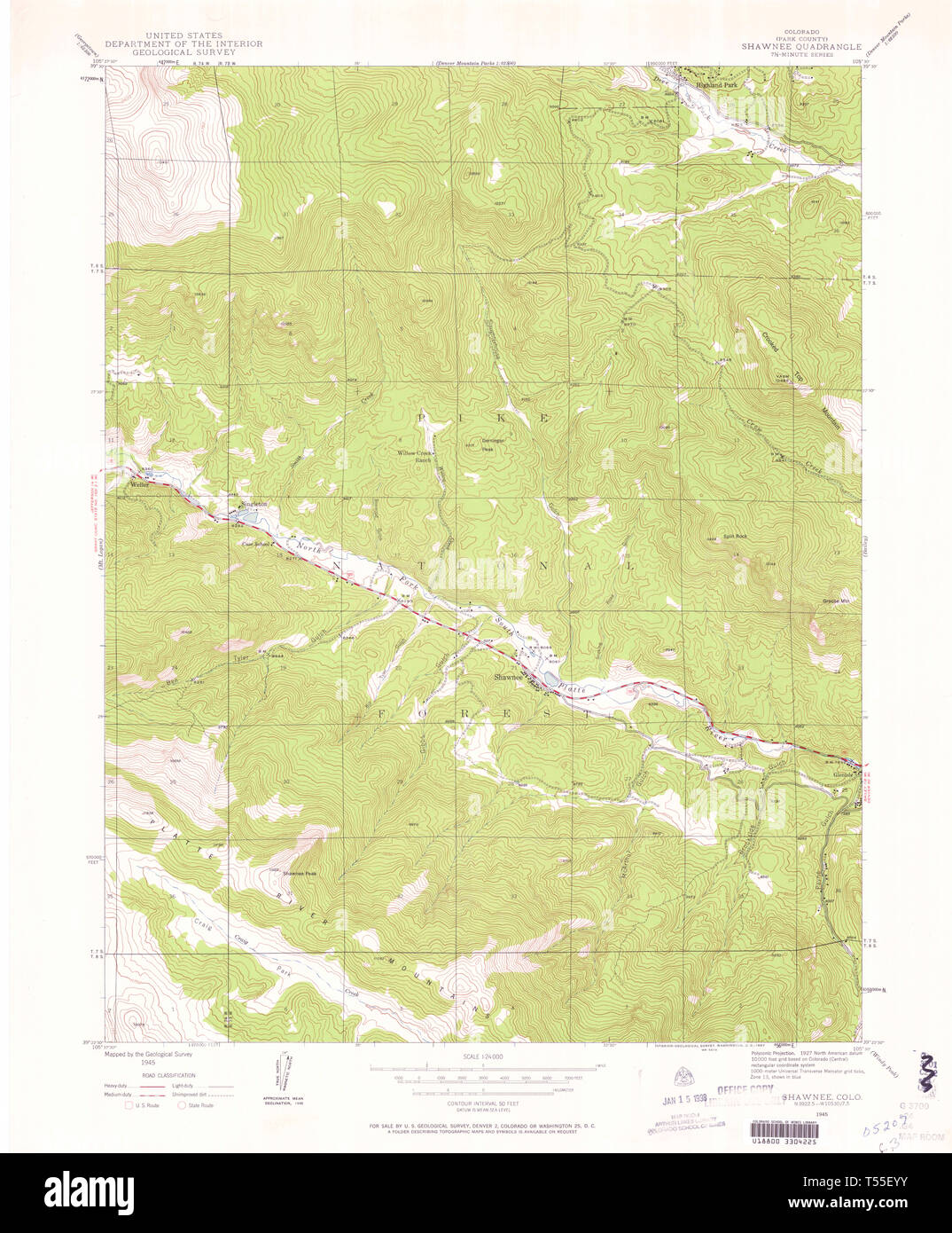 Shawnee map hi-res stock photography and images - Alamy