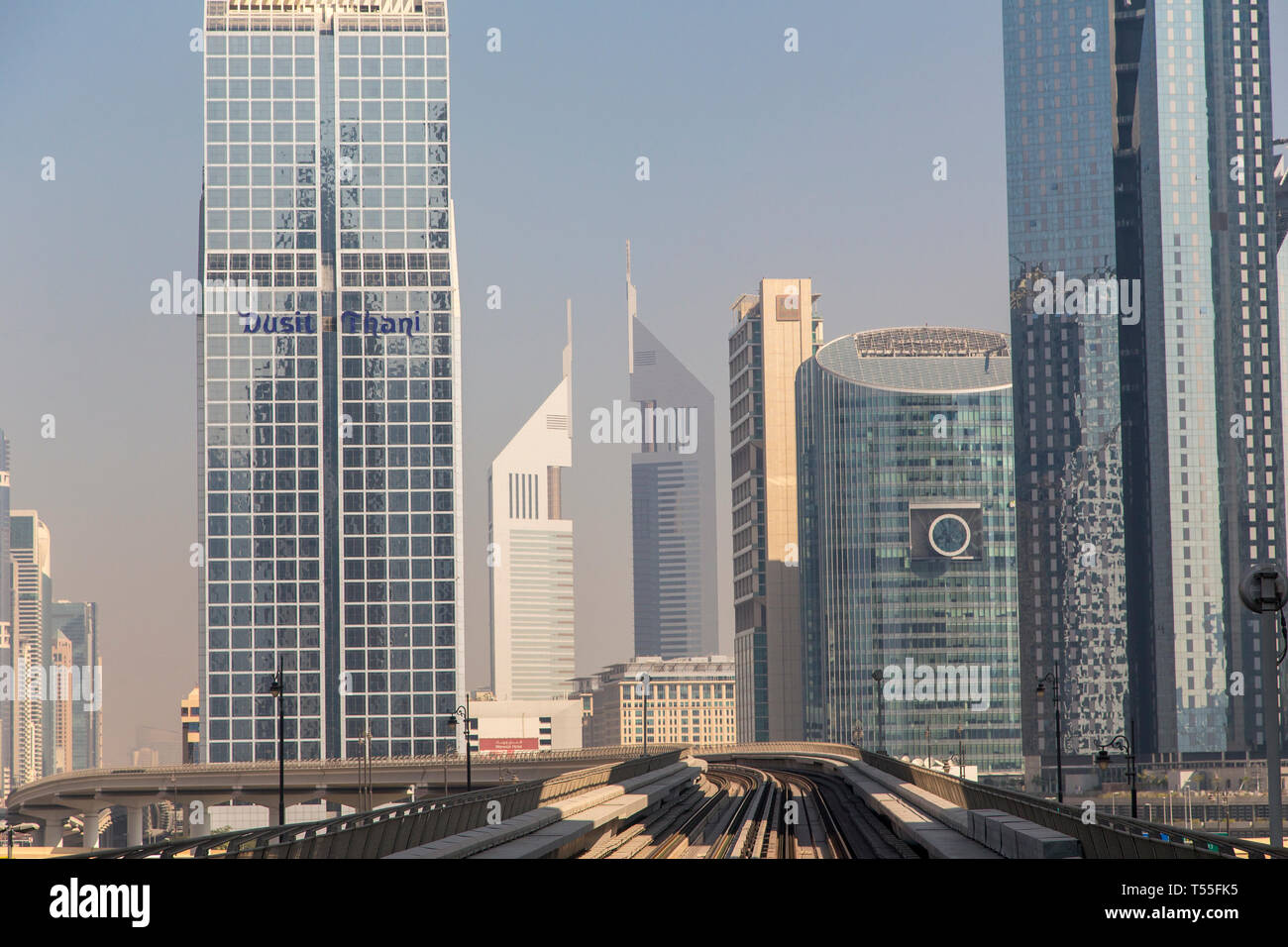 UAE, Dubai, Dubai Metro Stock Photo - Alamy
