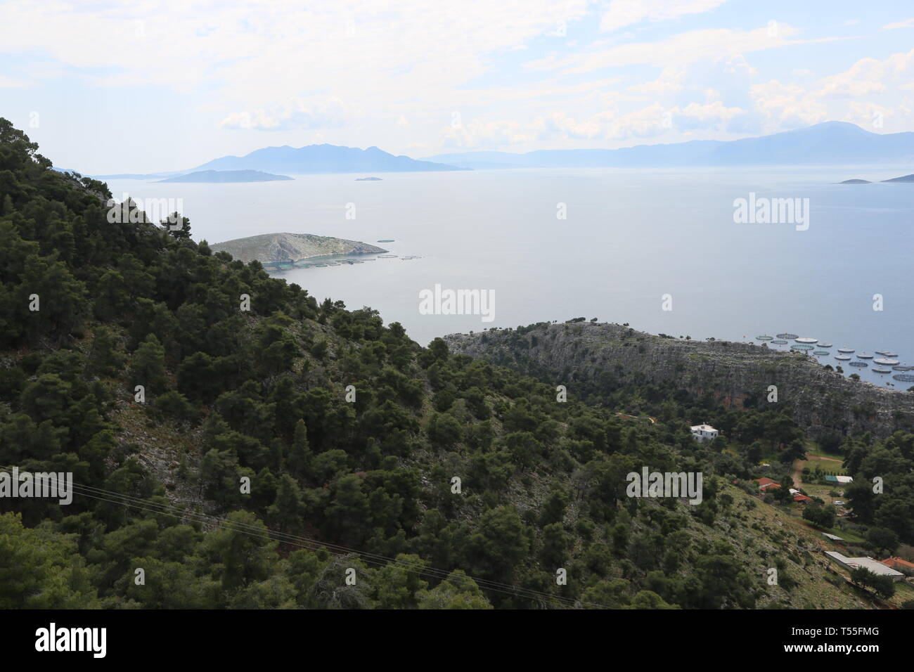 Greece, Corinth, Korfos bay Stock Photo - Alamy