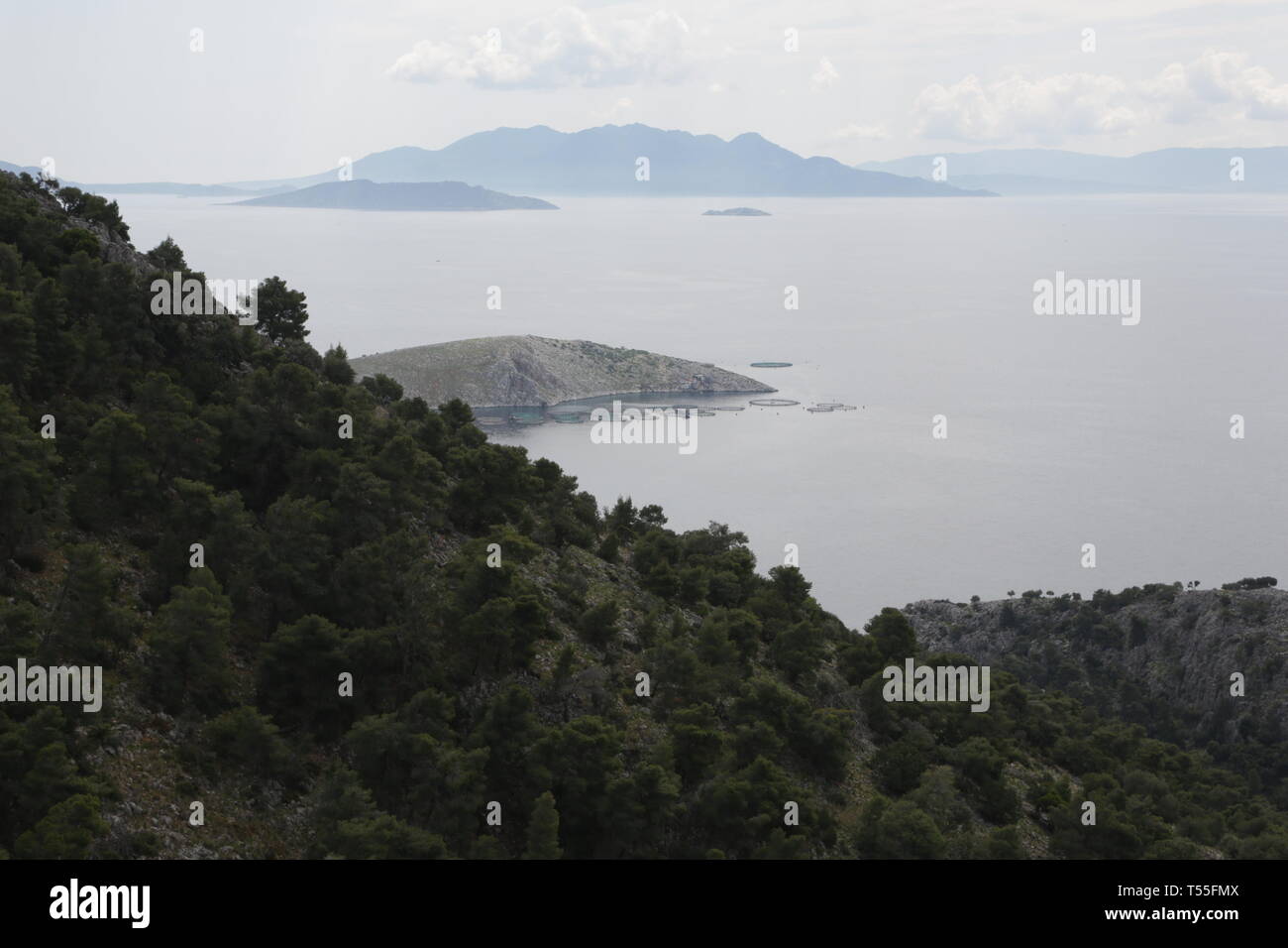 Greece, Corinth, Korfos bay Stock Photo - Alamy