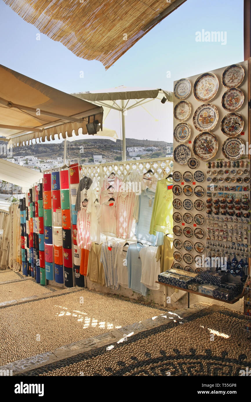 Rhodes greece lindos shopping hi-res stock photography and images - Alamy