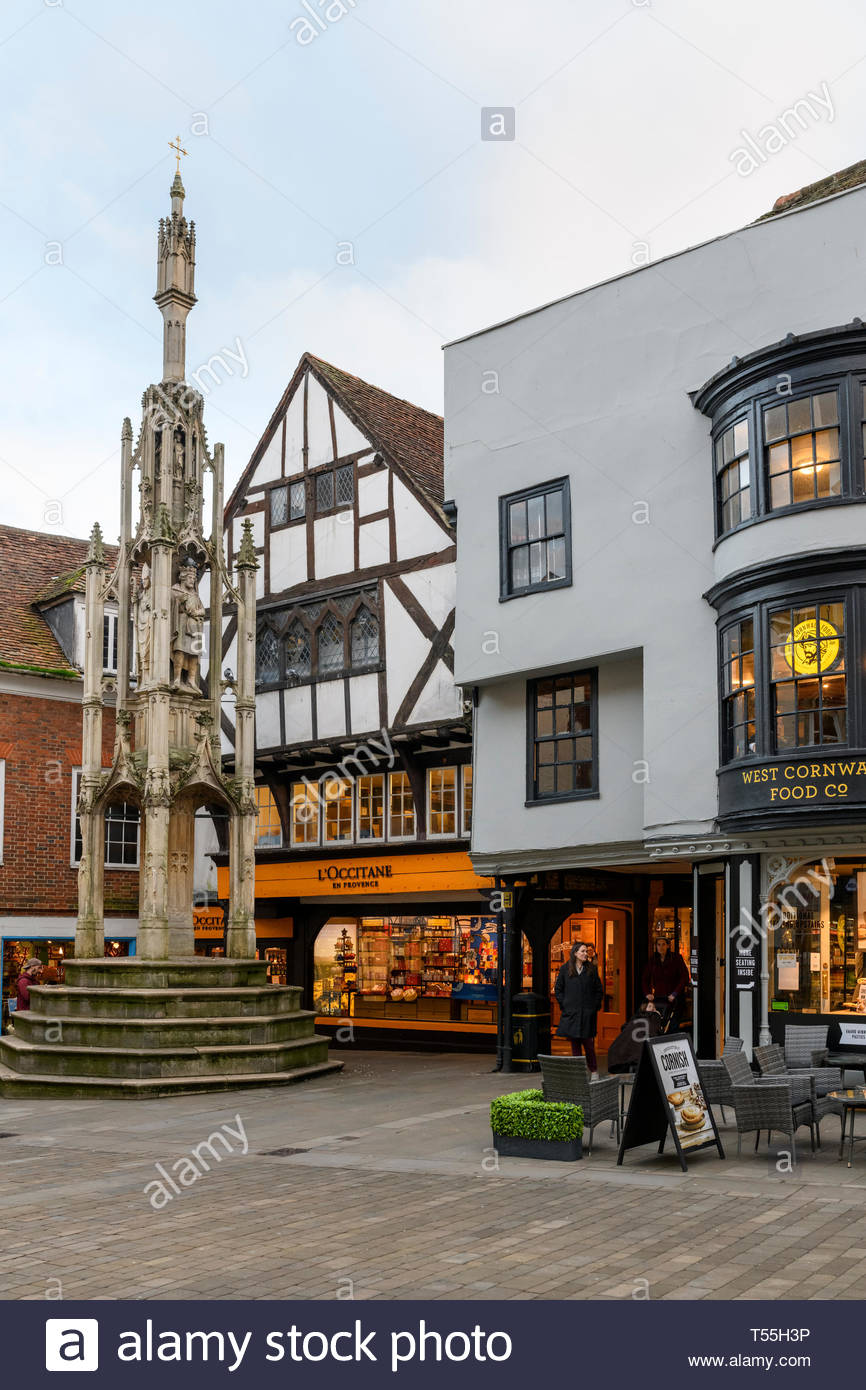 City Cross Or Buttercross Winchester High Resolution Stock Photography ...