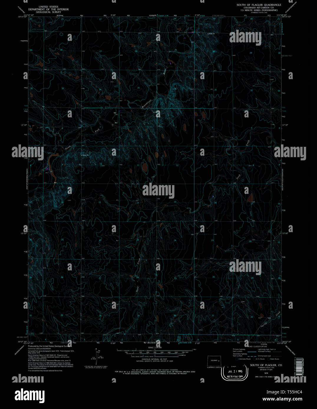 Map of flagler hi-res stock photography and images - Alamy