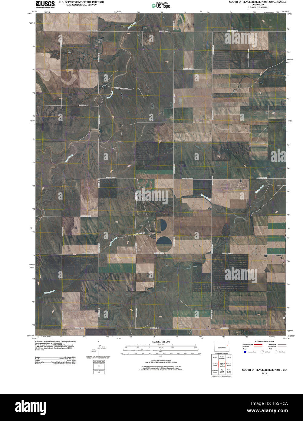 Flagler colorado map hi-res stock photography and images - Alamy