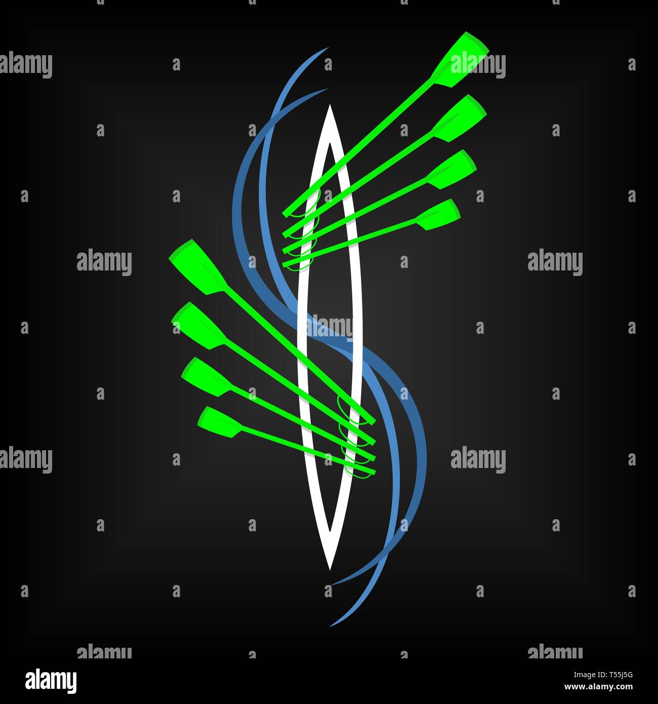 Rowing club logo Stock Vector Image & Art - Alamy